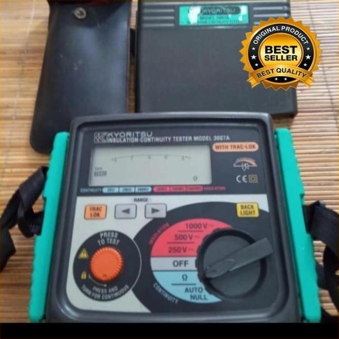 Jual Kyoritsu 3007A Insulation Tester Megger Original Best Seller ...
