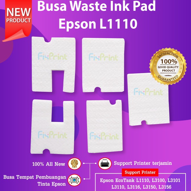 Jual 82 Busa Ink Pad Epson L1110 L3100 Bantalan Tinta Printer L3150 ...