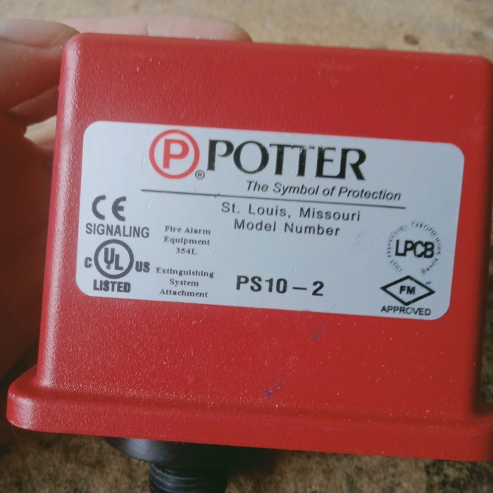 Jual POTTER PRESSURE SWITCH PS10-2/PRESSURE SWITCH PS10-2 POTTER | Shopee Indonesia