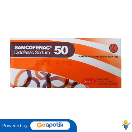 Jual SAMCOFENAC 50 MG BOX 100 TABLET | Shopee Indonesia