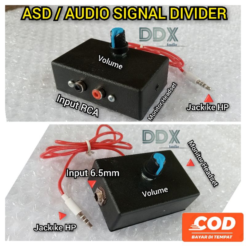 Jual ALAT REKAM MIXER KE HP / ASD / AUDIO SIGNAL DIVIDER / INPUT RCA ...