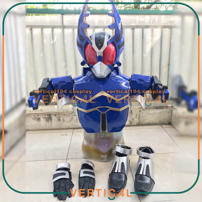 Jual Murah Kamen Rider Kabuto Series Costume Gattack Kick Punch Hopper ...