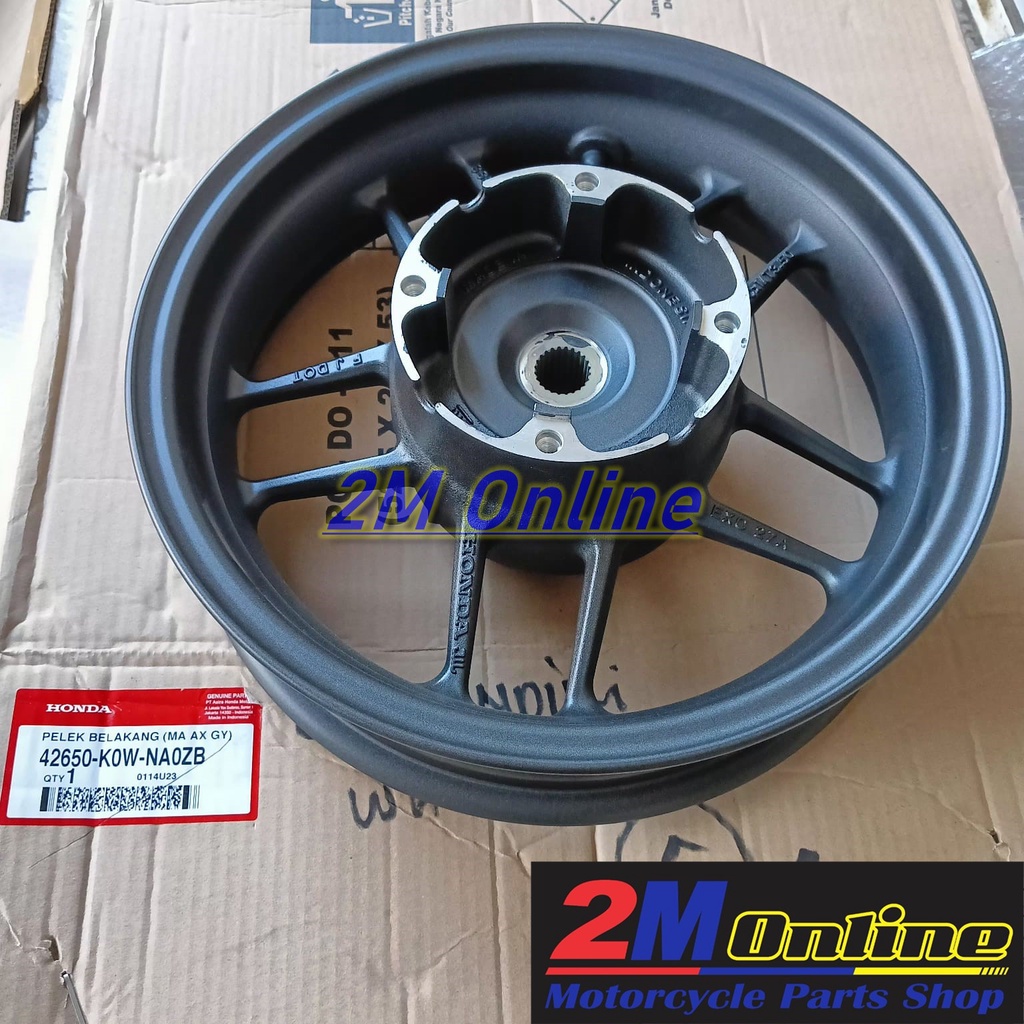 Jual 42650K0WNA0ZB Velg CW ADV 160 CBS Belakang Hitam Ori AHM | Shopee ...