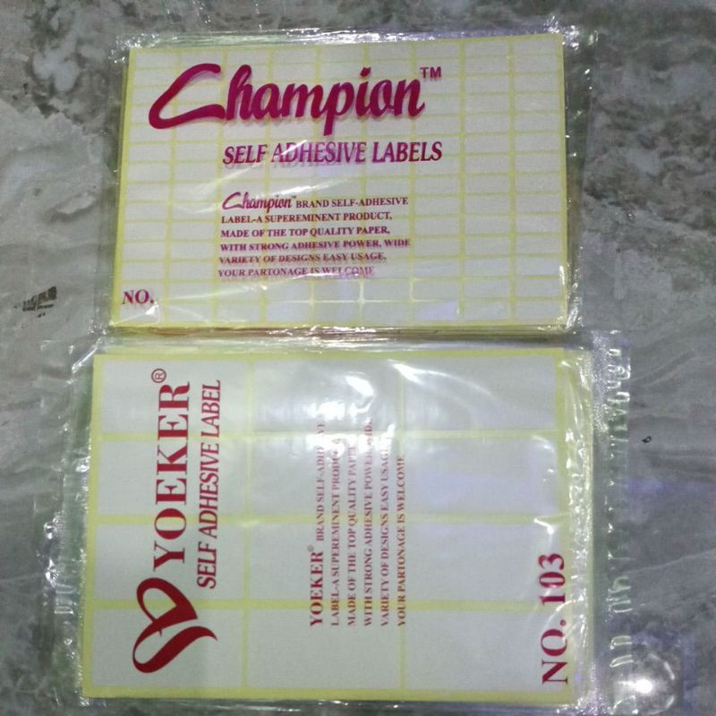 Jual Label harga 112 dan label undangan 103 | Shopee Indonesia