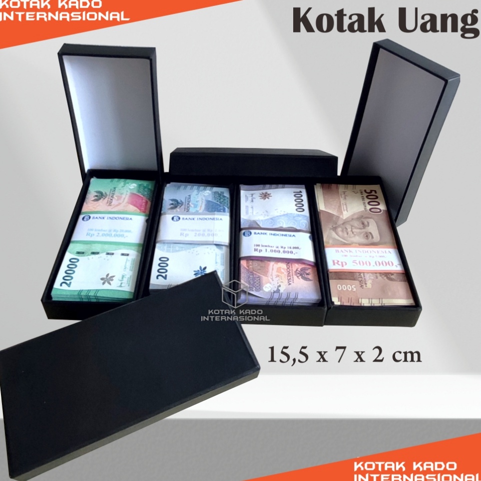 Jual New Collection0w0Vk Kotak uang Money Box Tempat uang 1 Gepok duit ...
