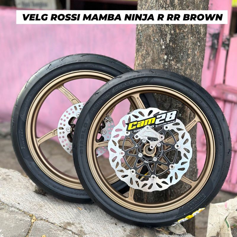 Jual Velg rossi mamba ninja r rr ss brown ukuran 215/300x17 | Shopee ...