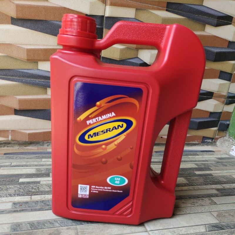 Jual Oli Mesran 40 Bensin 4 liter SAE 40 | Shopee Indonesia