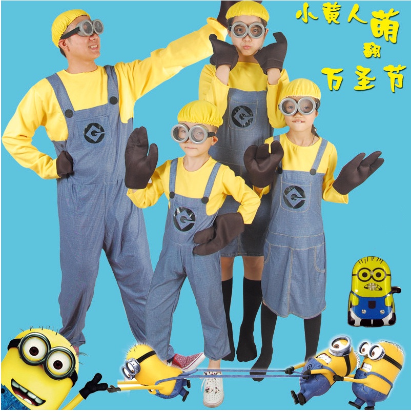 Jual Kostum Halloween Anak Minion Cosplay Anime Kartun Despicable Me ...