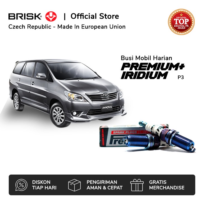 Jual Busi Mobil Toyota Innova Brisk Premium Iridium P3 Kode Dt 019 ...