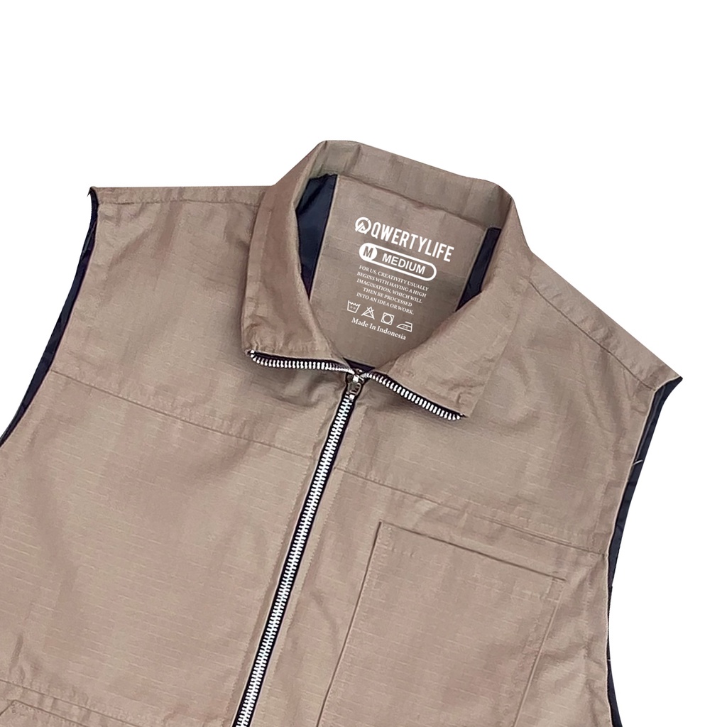 Jual Qwertylife Vest Piace Ripstop Basic Polos - Unisex | Shopee Indonesia