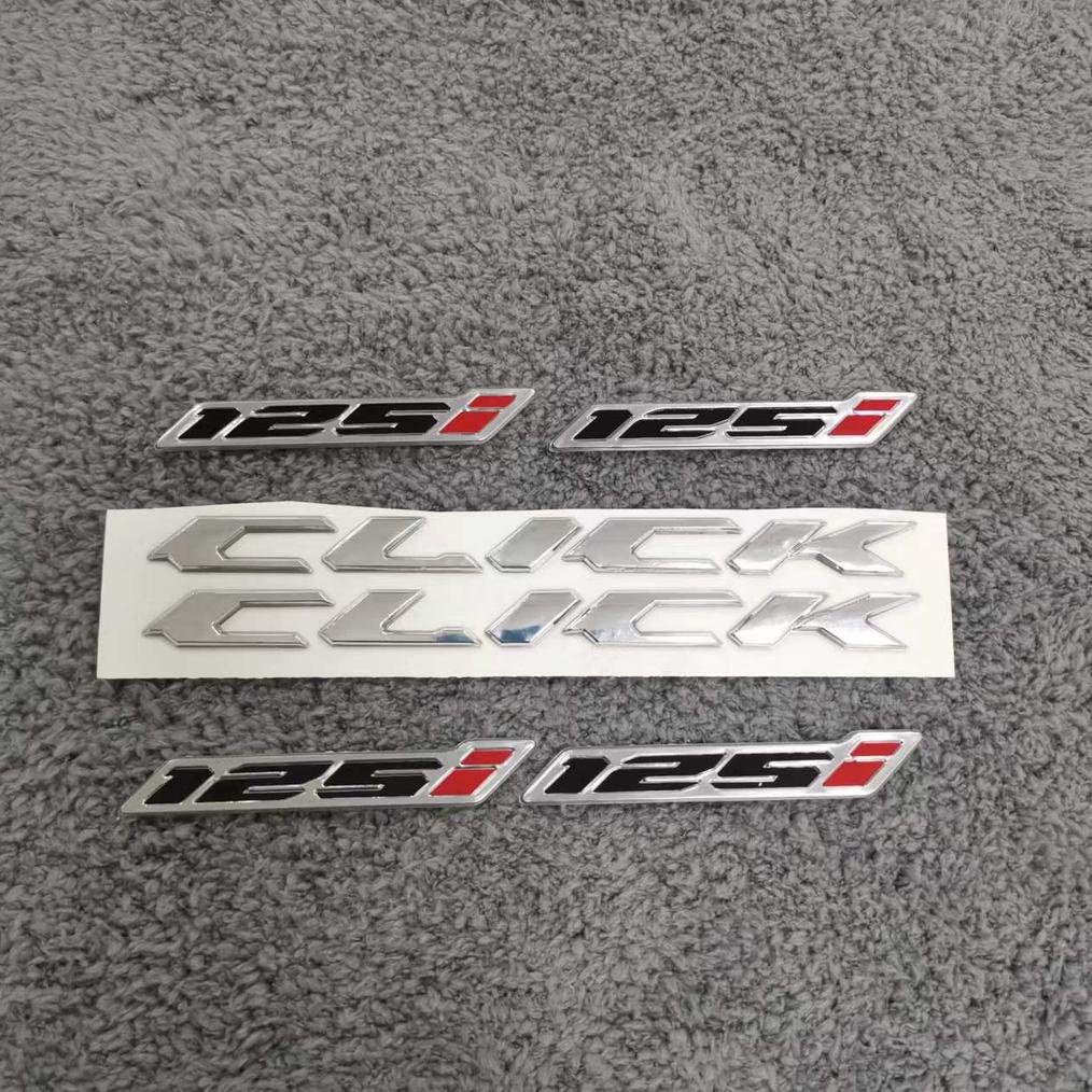Jual Sale 1 Pasang Stiker Emblem 3D Logo Click 125I 150I Huruf Untuk ...