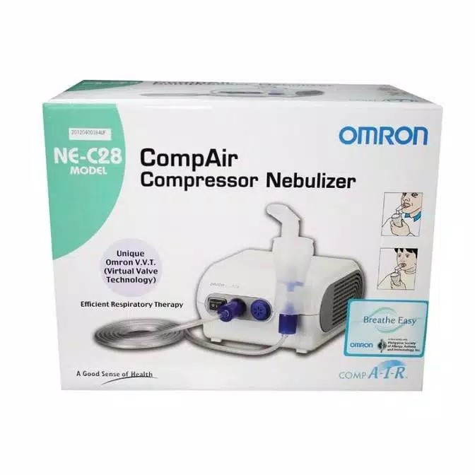 Jual New Omron Compressor Nebulizer Ne-C28 Nebu Omron Garansi 2 Tahun | Shopee Indonesia