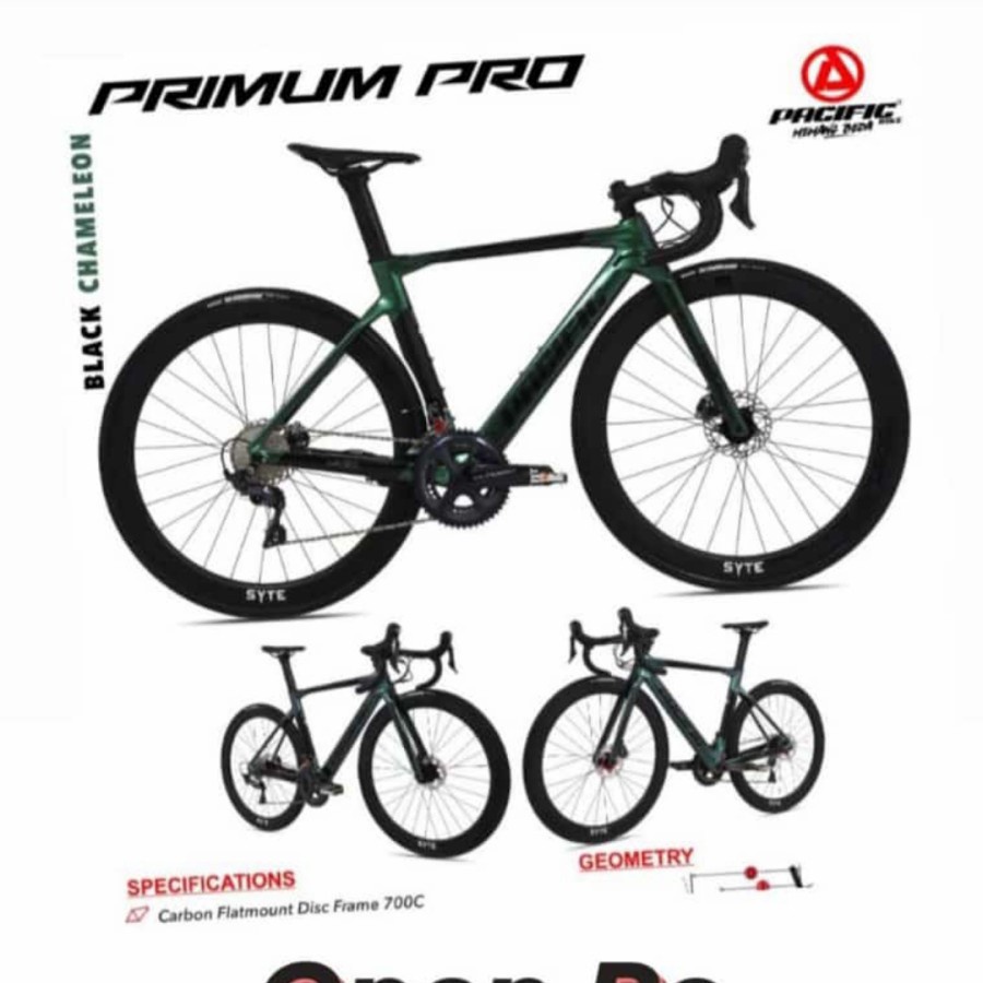 Jual roadbike 700C PACIFIC PRIMUM PRO FRAME CARBON FULL SHIMANO ...