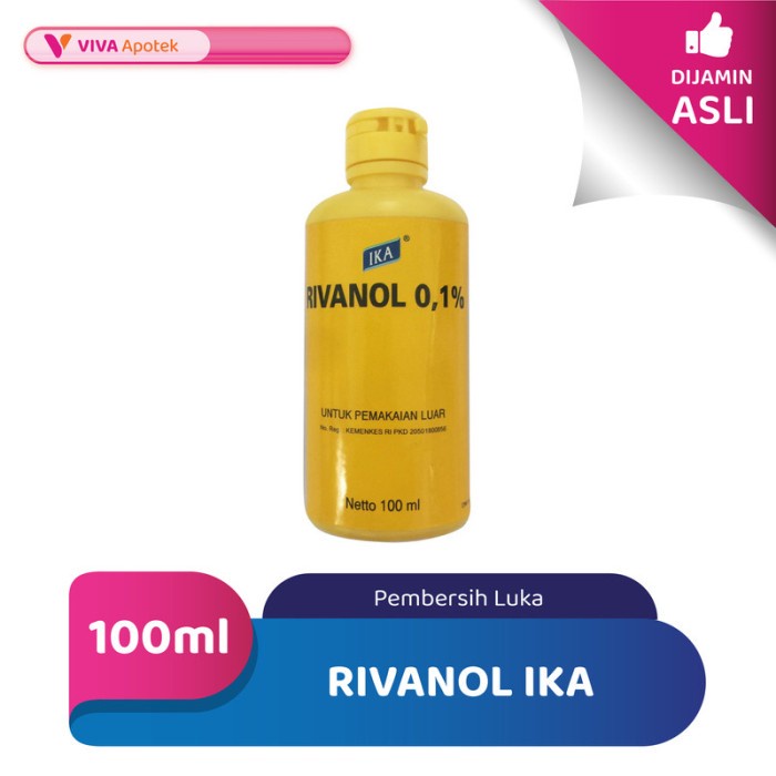 Jual Rivanol Ika Antiseptik Pembersih Luka (100 ml) | Shopee Indonesia