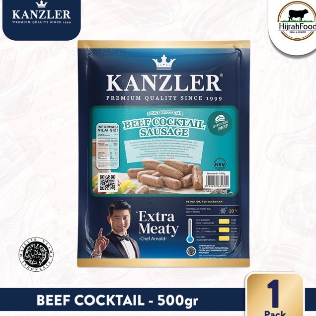 Jual Beef Cocktail Sausage | Sosis Sapi Breakfast Original (500 gr ...