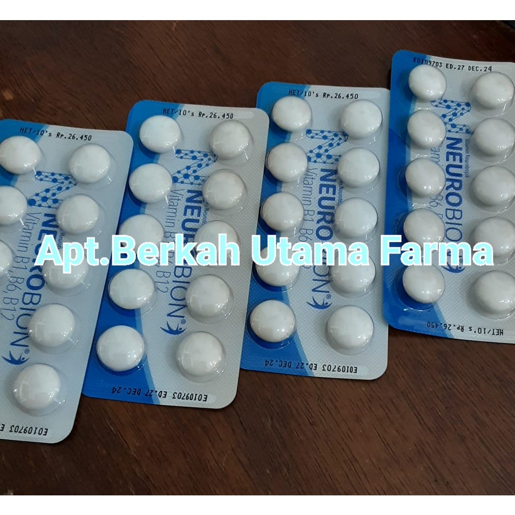 Jual Neurobion Strip isi 10 Tablet - Neurobion putih | Shopee Indonesia
