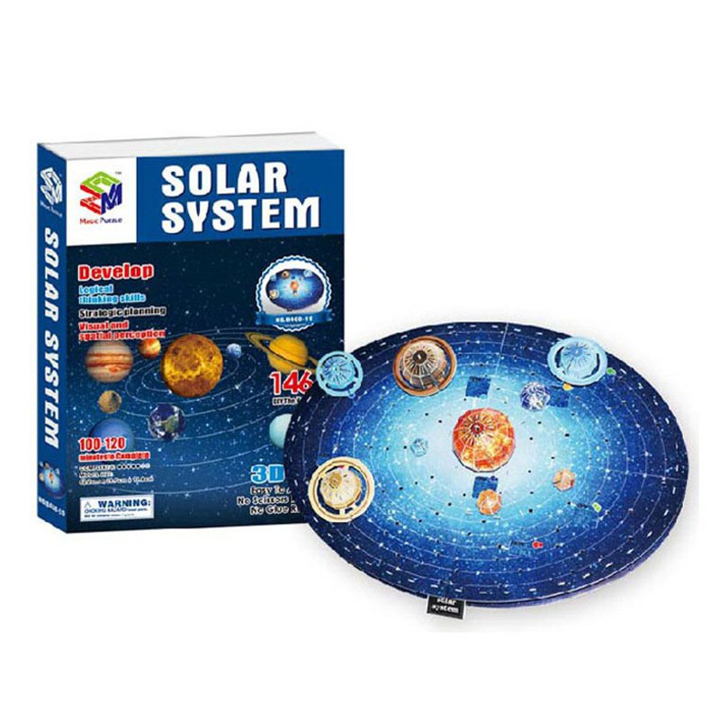 Jual Baru3DModel Puzzle 3D Tata Surya Planet Bumi Instrumen Model ...