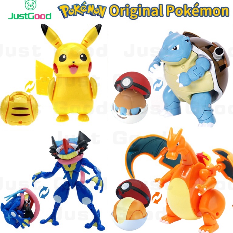 Jual LANGSUNG ORDER!. mainan pokemon pokeball / Pokemon Figure Deformation /Pokemon Action ...