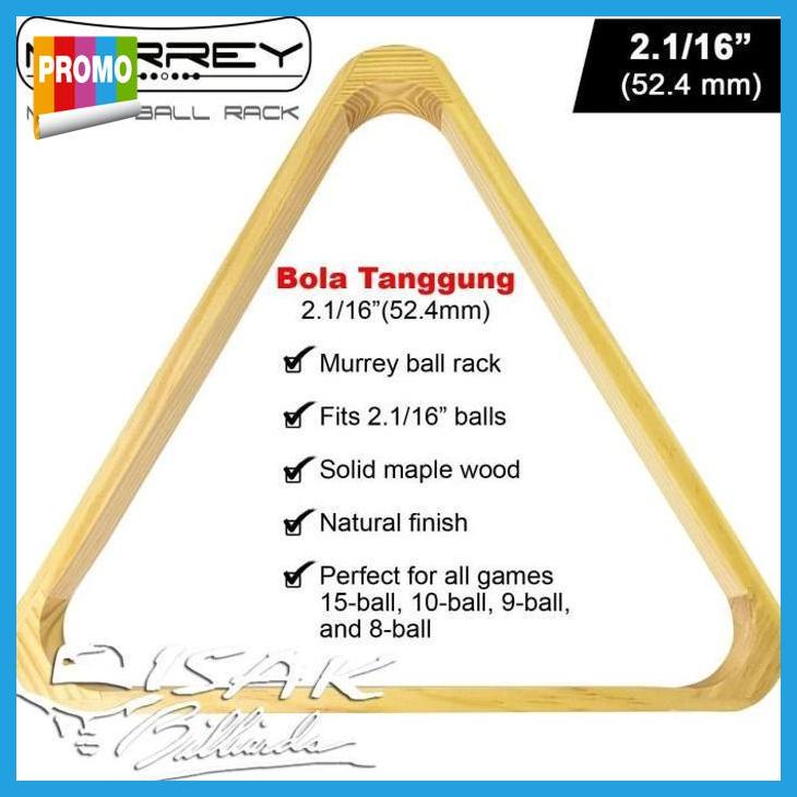 Jual Murrey Maple Ball Rack 2.1/16" Bola Tanggung Rak Segitiga Billiard Ori nastitiayu12345 ...