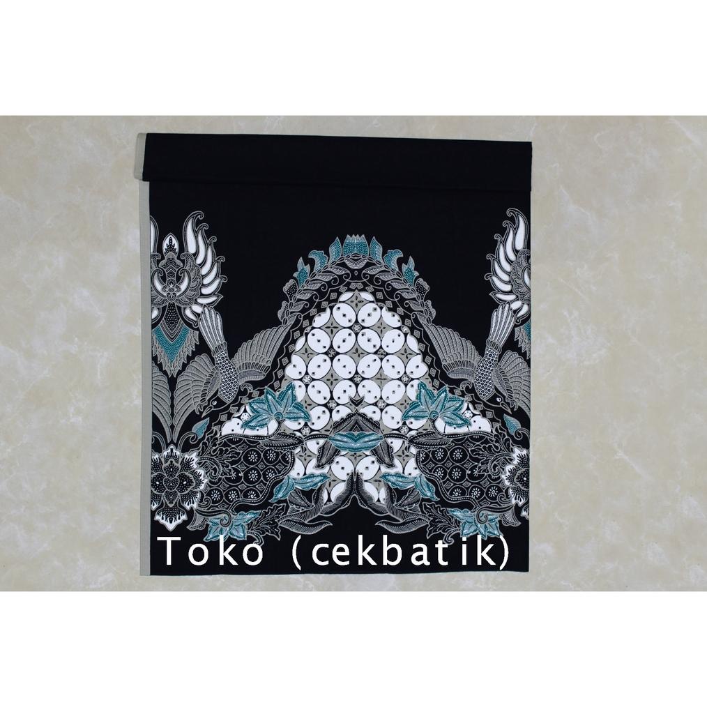 Jual GAB133 kain batik - Motif Batik Sogan Burung Kraton Elegan (Blue ...