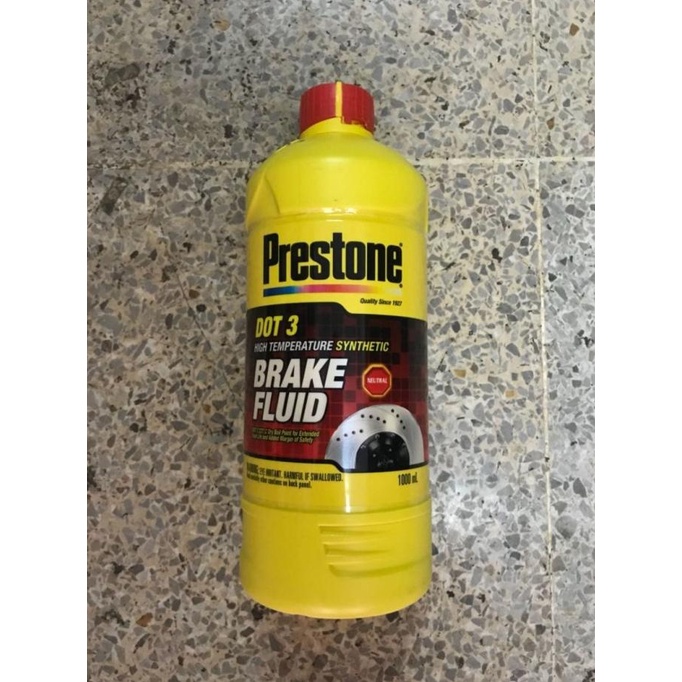 Jual Gratis Ongkir Prestone Brake Fluid Cairan Minyak Rem DOT-3 1Liter ...