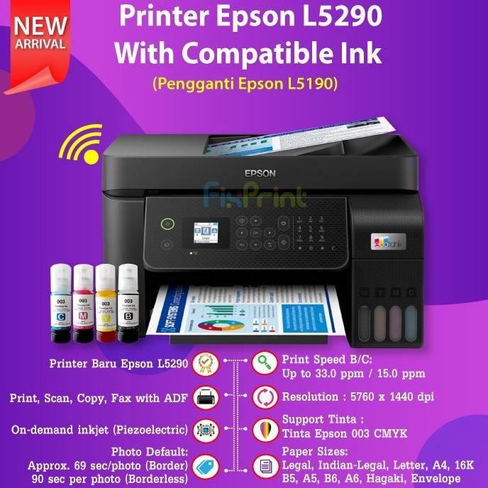 Jual Printer Epson EcoTank L5290 All-in One Print Scan Copy WiFi ADF ...