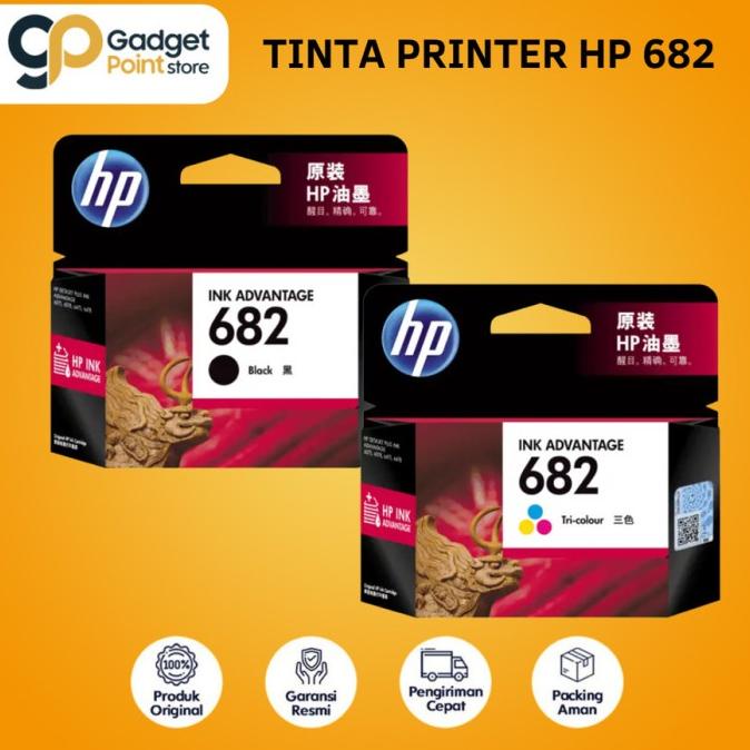 Jual Tinta Printer HP 682 Black + Tri Color Ink Advantage Cartridge ...