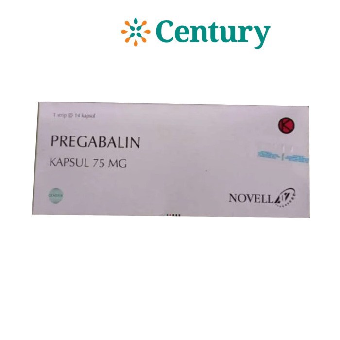 Jual PREGABALIN 75MG STRIP ISI 14 CAPS / NYERI NEUROPATIK / SARAF ...