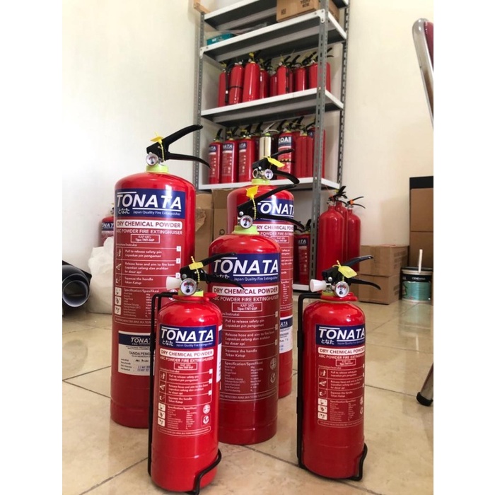 Jual ALAT KESELAMATAN APAR 3 KG TONATA CLEAN AGENT ECO LIQUID GAS / SET ...