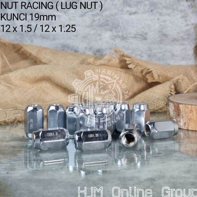 Jual Baru NUT RACING 19mm - MUR BAUT RODA RACING KUNCI 19 12 X 1.5 - 12 ...