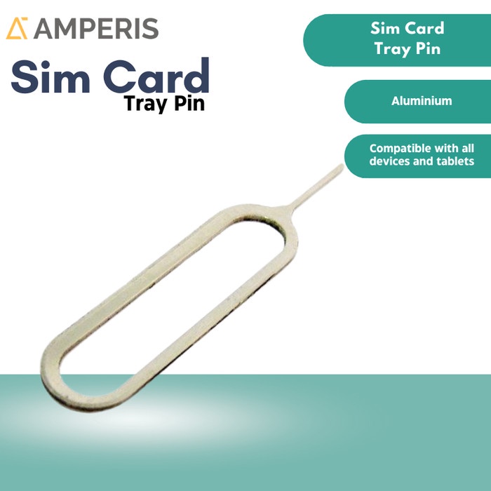 Jual Sim Card Tray Pin pembuka tempat kartu sim kartu memori | Shopee ...
