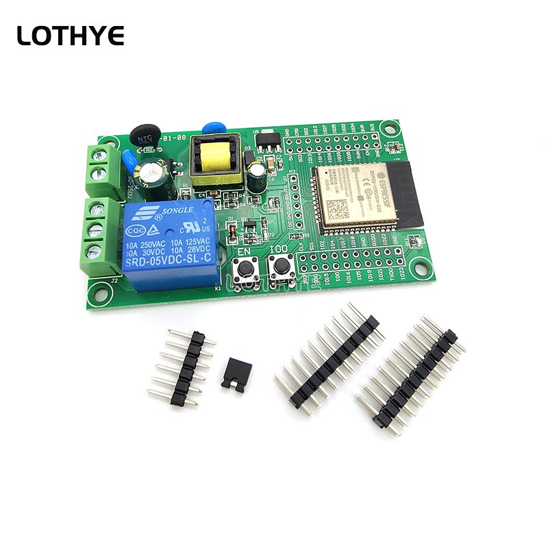 Jual AC Powered 1R ESP32-WROOM WIFI Bluetooth BLE Single Relay ESP32 ...