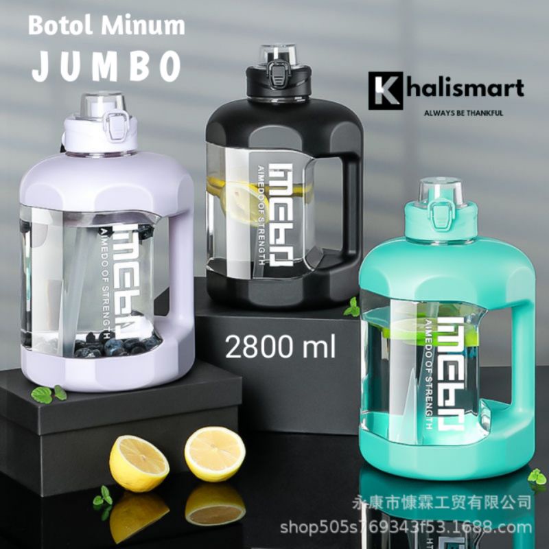 Jual [ COD ] BOTOL MINUM TERMOS JUMBO OLAHRAGA GYM FITNES SPORT WATER ...