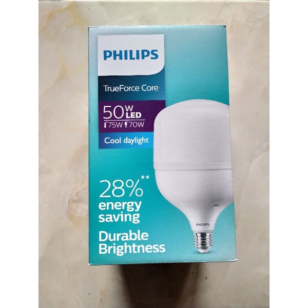Jual Philips Lampu LED TrueForce Core 50 Watt 6500K / Putih / Cool Day Light GN3 (HARGA GROSIR ...