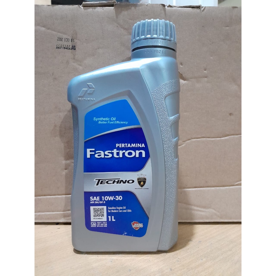 Jual OLI MESIN PERTAMINA FASTRON TECHNO 10W - 30 1LITER | Shopee Indonesia