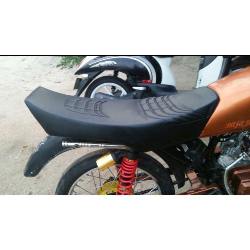 Jual Jok RX King Prahu Kulit Pres Warna Full Hitam - Jok Motor RX King ...
