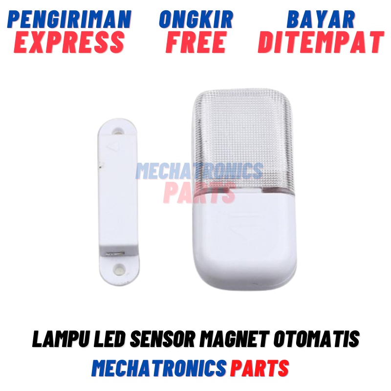 Jual LAMPU LED SENSOR MAGNET PINTU LEMARI LACI OTOMATIS | Shopee Indonesia