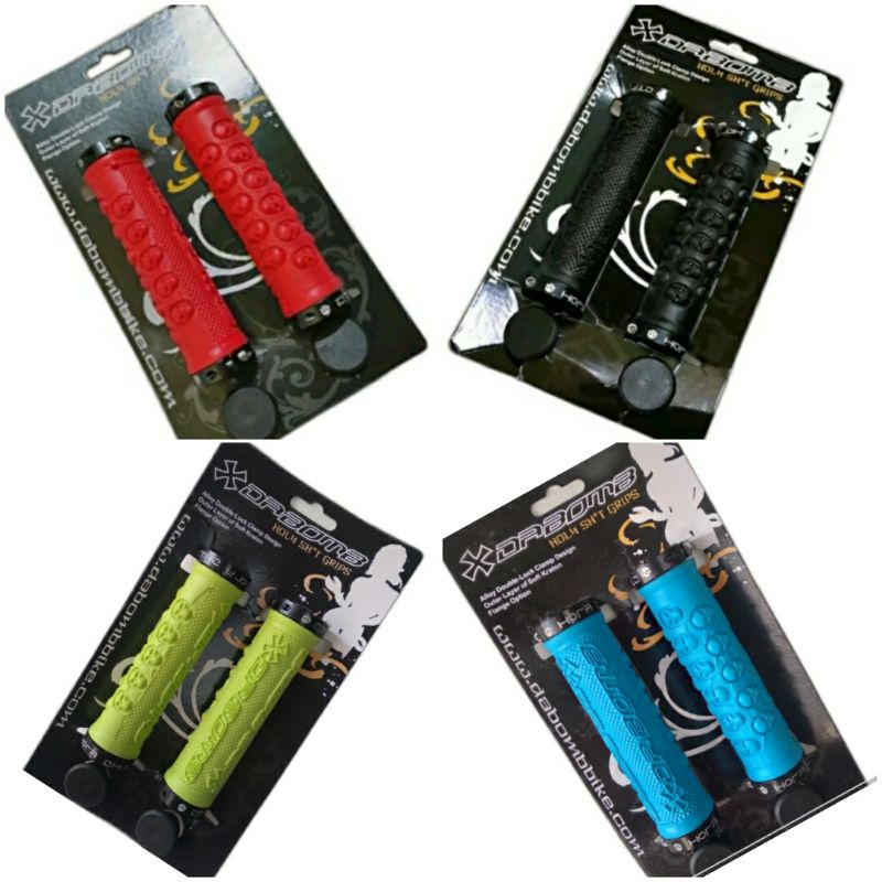 Jual Hand grip Da Bomb double lock top qulity Grip sepda enduro mtb ...