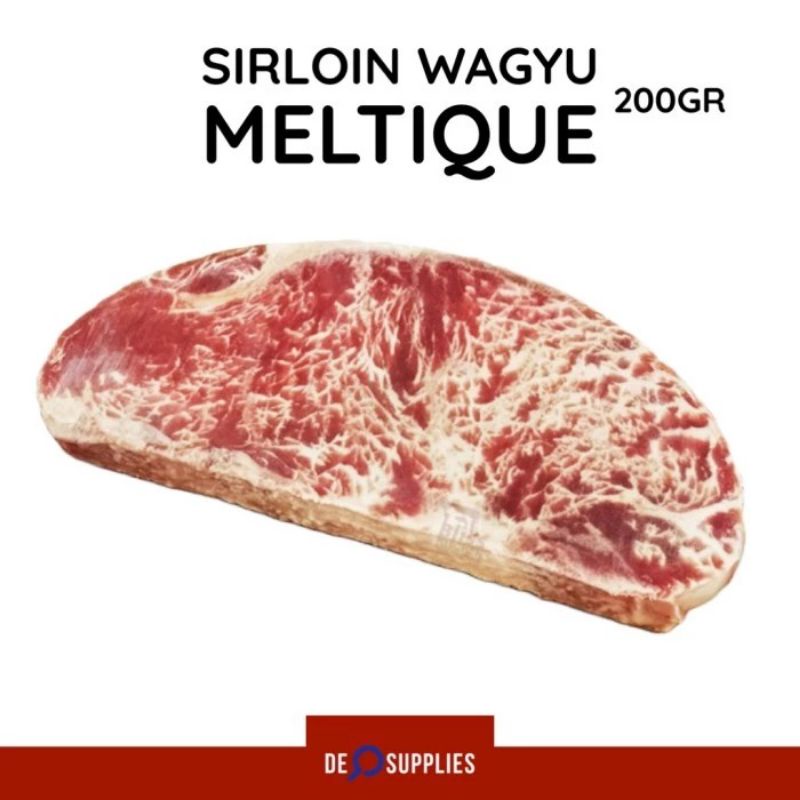 Jual Sirloin Meltique Wagyu Steak 200gr - Daging Sapi Steak Meltik Beef ...