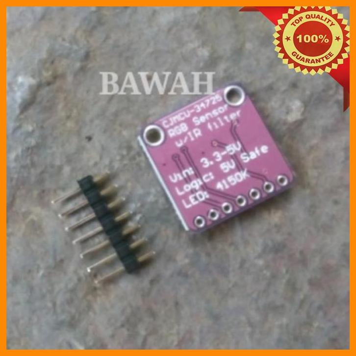 Jual (HOBIE) MODUL SENSOR WARNA TCS34725 34725 RGB COLOR SENSOR I2C ...