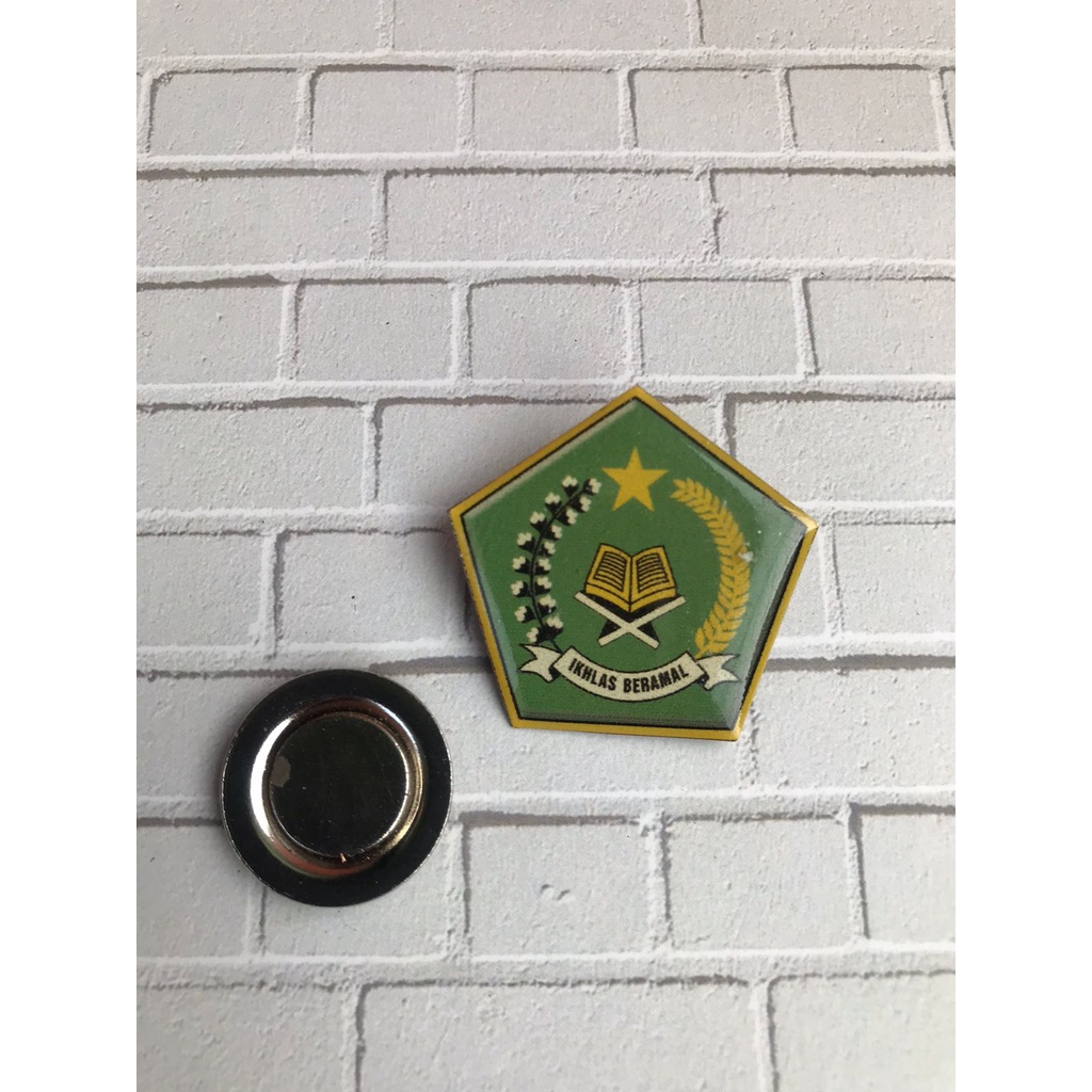 Jual PIN KEMENTRIAN AGAMA PREMIUM MODEL MAGNET/PIN KEMENAG 2023 ...