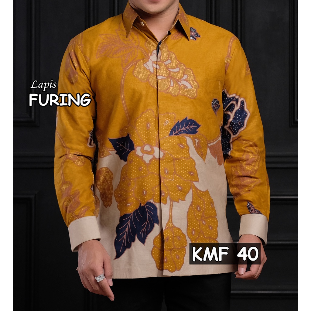 Jual KMF 40 Kemeja Furing Batik Furing Premium Lengan Panjang kemeja ...