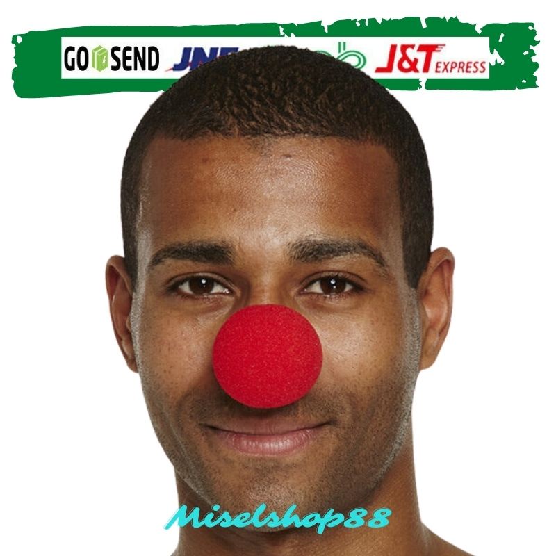 Jual Hidung Badut Clown Nose Warna Merah Mainan Kostum Pesta Halloween ...