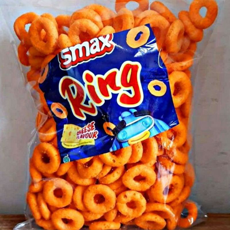 Jual Smax Ring Cheese Snack Jadul Cemilan Kiloan Original 250 Gram ...