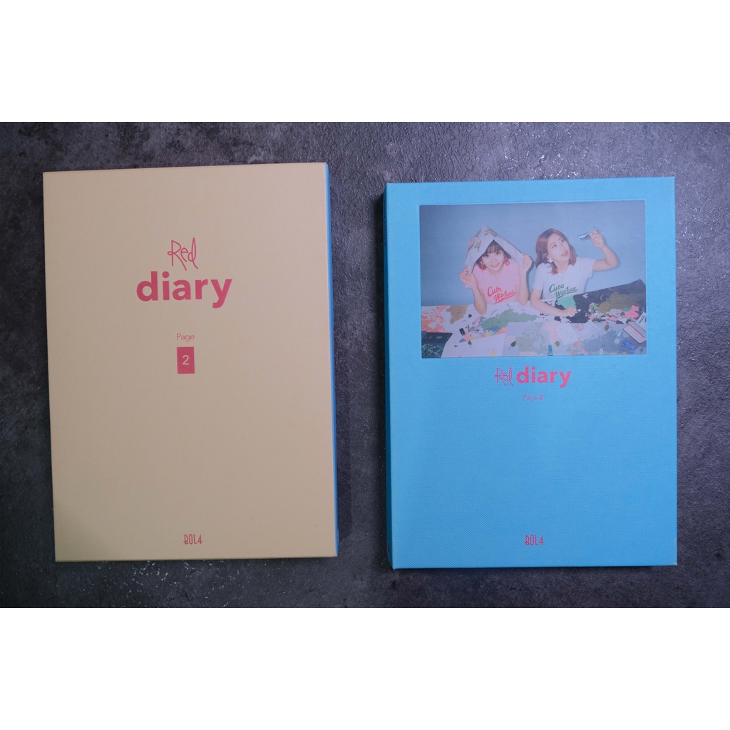 Jual Album Bol4 Bolbbalgan4 Red Diary Page.2 | Shopee Indonesia