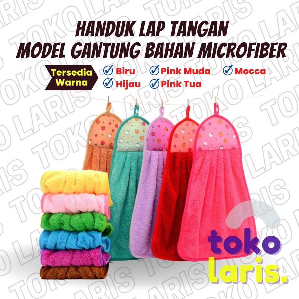 Jual HANDUK LAP TANGAN MODEL GANTUNG SERBET KAIN LAP TOWEL CUCI TANGAN ...