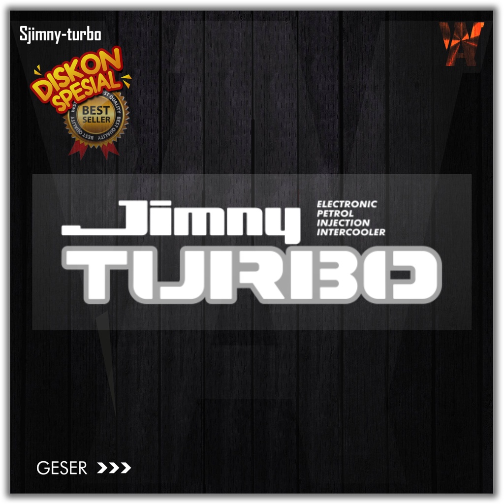 Jual Stiker Jimny Turbo JA71 1989 PrintCut Timbul | Shopee Indonesia