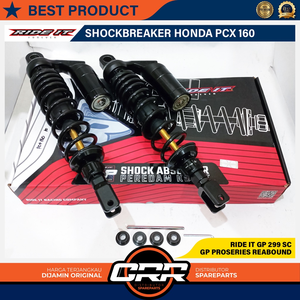 Jual Shockbreaker Sok Belakang Honda PCX 160 Ukuran 360 MM Ride IT GP 299 SC GP Pro Series With ...