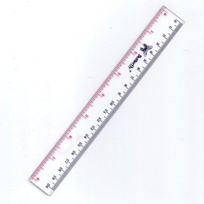 Jual Penggaris Bening Butterfly 20 cm | Shopee Indonesia