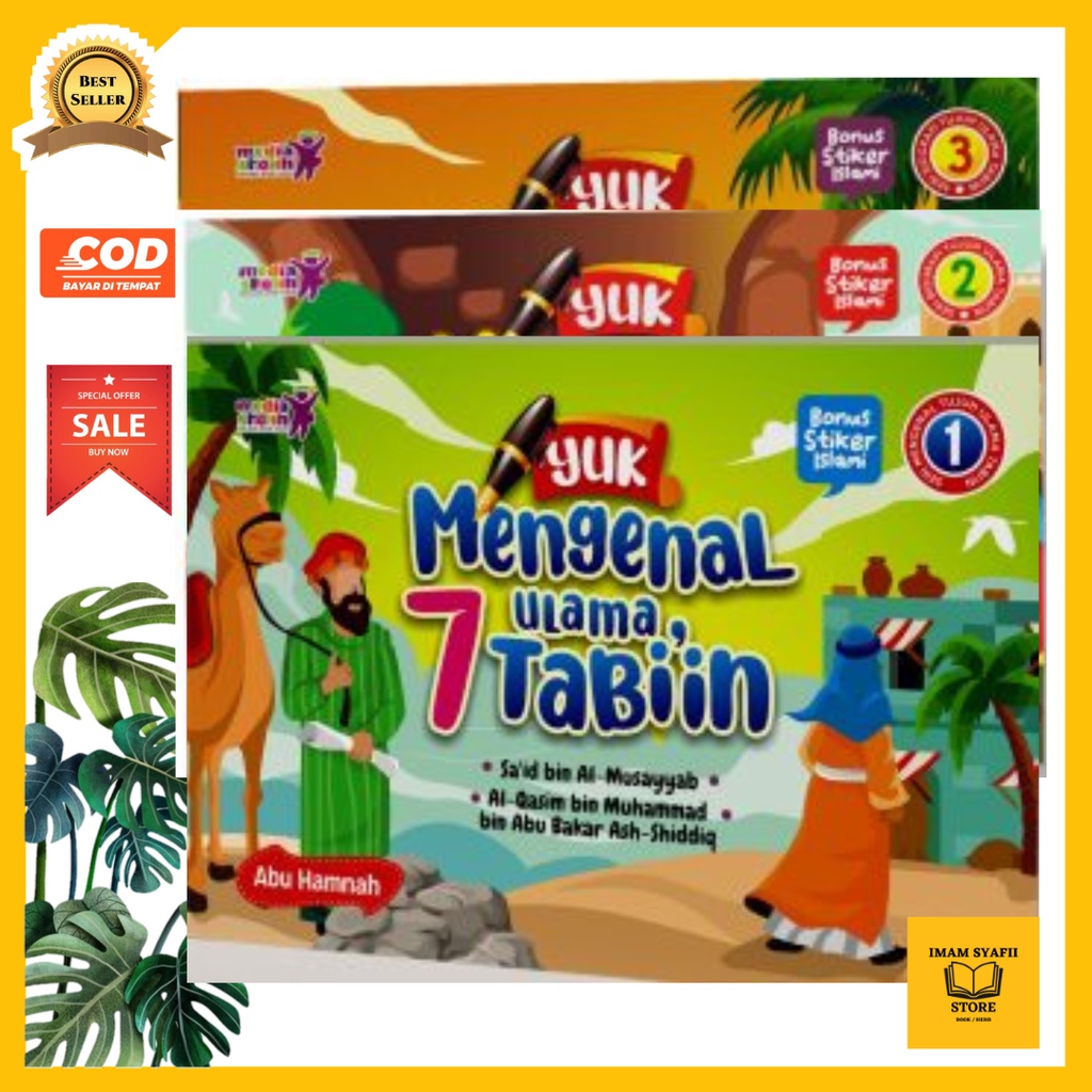 Jual BUKU ANAK / Yuk Mengenal 7 Ulama Tabi’in / JIID 1-3 / ZAMZAM ...